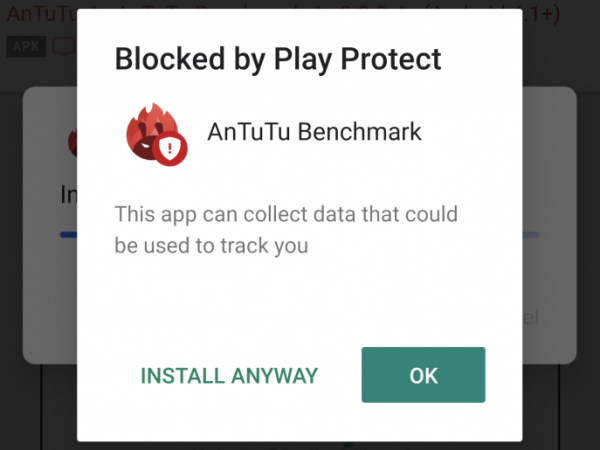 Google Play Protect Kini Menyekat Pemasangan Aplikasi AnTuTu Benchmark