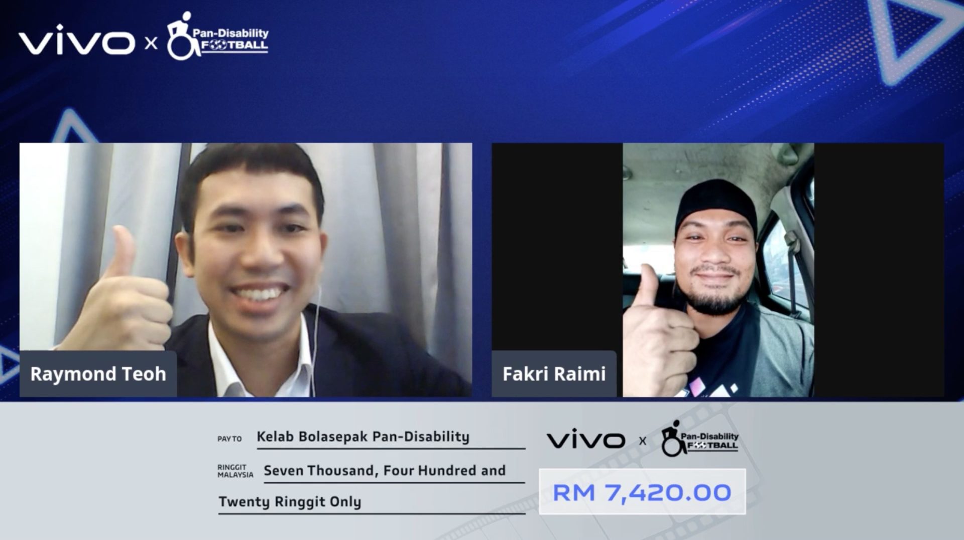 vivo Malaysia Menyumbangkan Sejumlah RM7,420 Kepada Kelab Bola Sepak ...