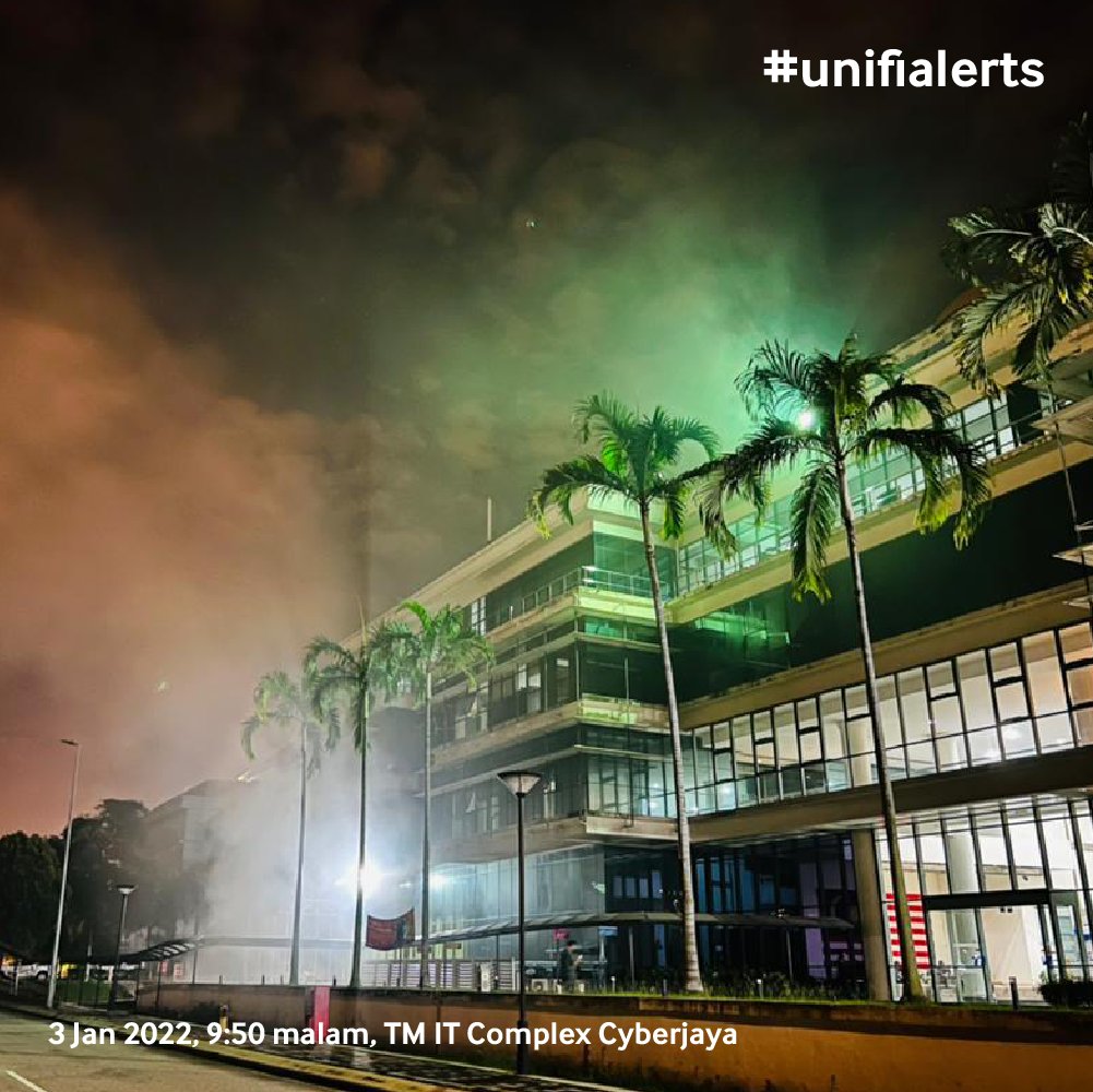 TM Cyberjaya Terbakar Punca Gangguan unifiTV Seluruh Negara