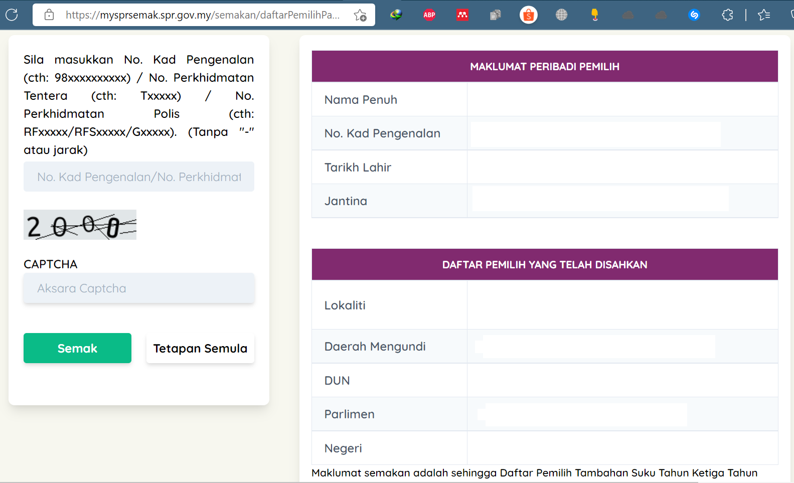 PRU15: Cara Semak Daftar Undi Dan Kawasan Parlimen, DUN