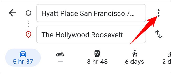 Cara Mengelak Melalui Jalan Lebuhraya Pada Google Maps