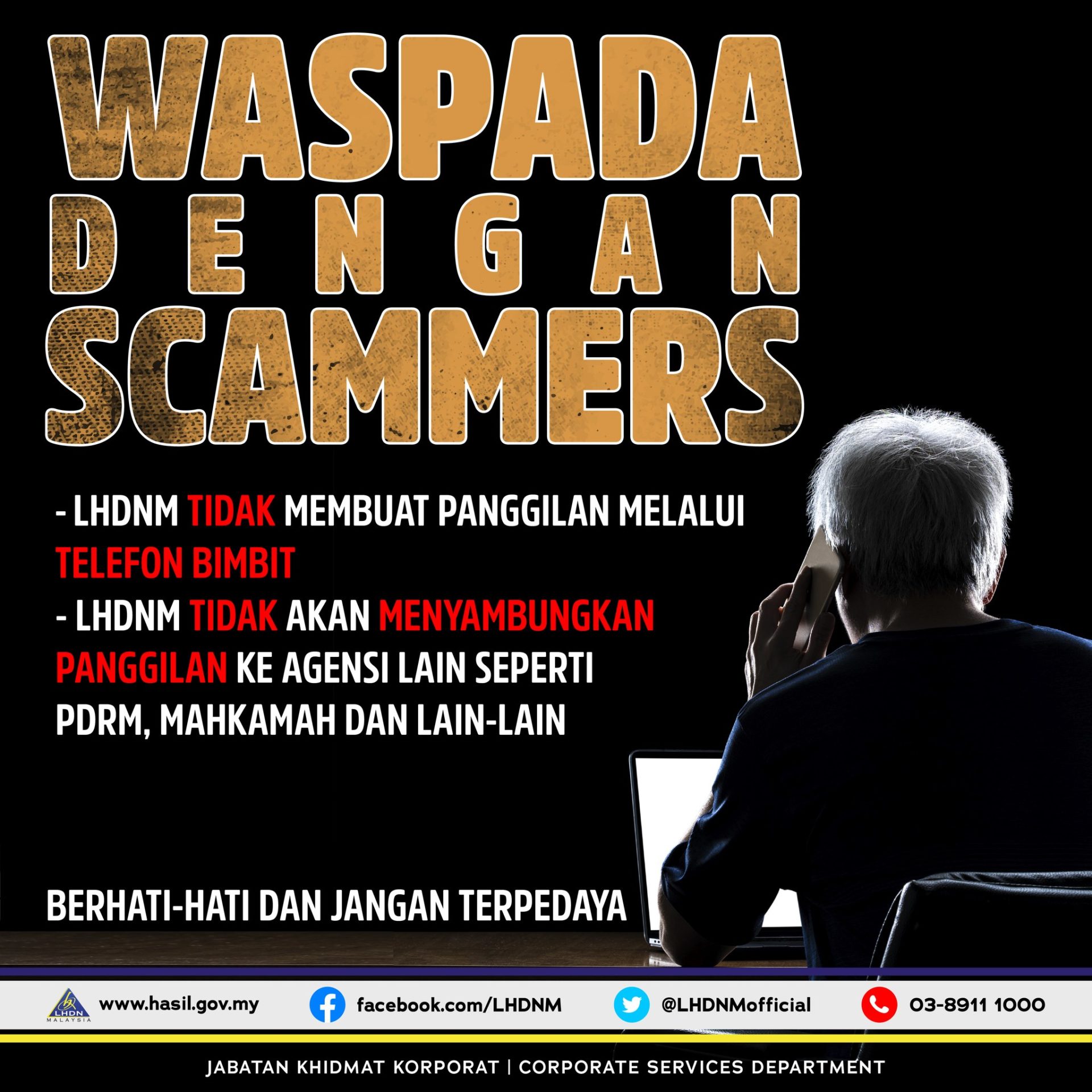Hati-Hati Dengan Taktik Terbaharu Scammer LHDN Ini