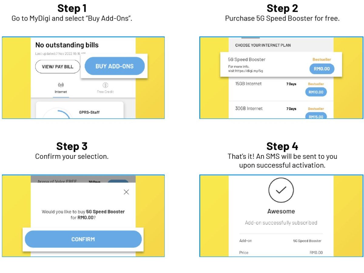 Cara Aktifkan Akses 5G Secara Percuma Untuk Pelanggan Digi