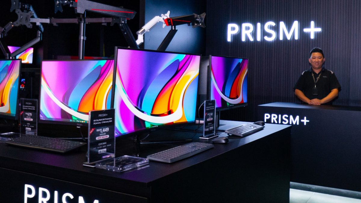 PRISM+ Buka Kedai Terbesar Mereka Di IOI City Mall, Turut Jual Produk Logitech G