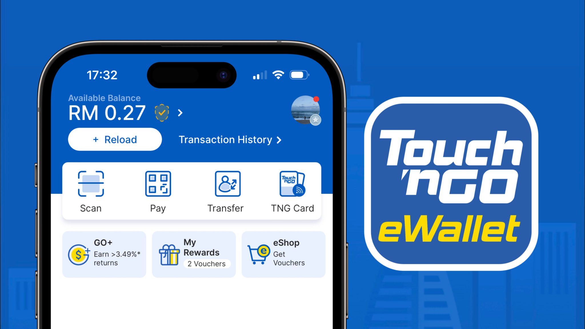 Tambah Nilai TNG eWallet Serendah RM1, Ini Caranya