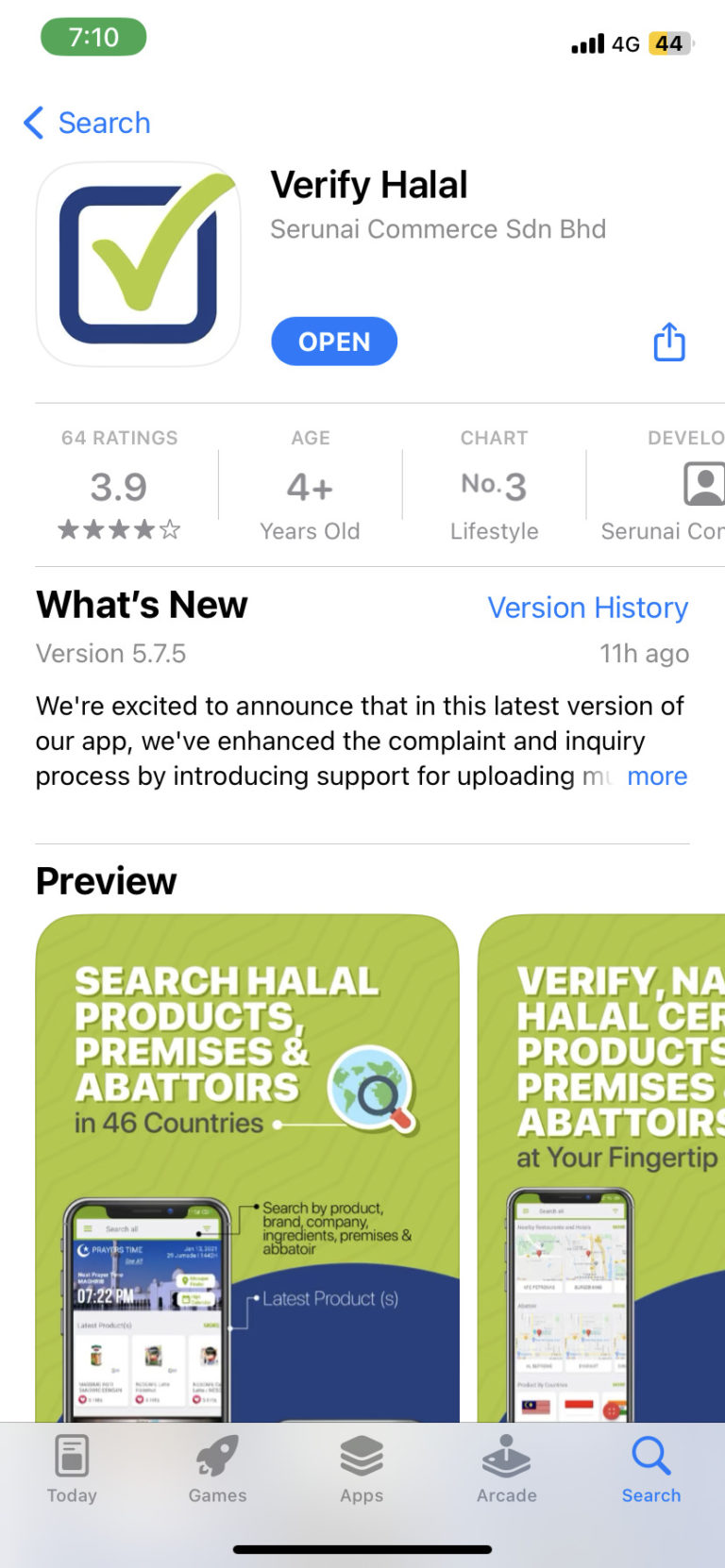 Semak Status Halal Kedai Dan Produk Melalui Verify Halal