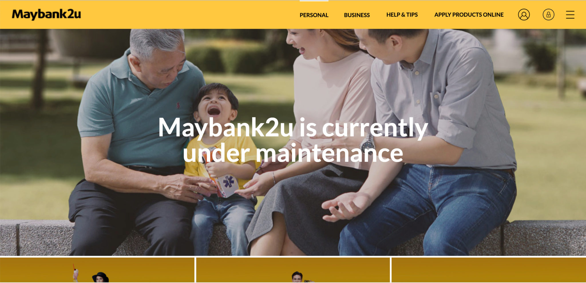 Perkhidmatan Di MAE Dan Laman Web M2U Sedang Alami Isu - Maybank