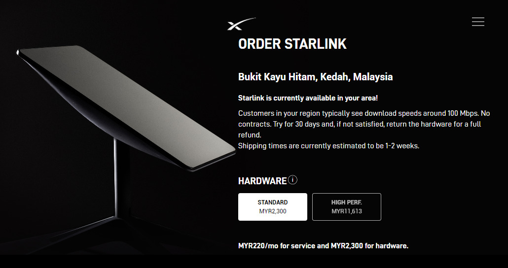 Starlink Kini Tersedia Di Malaysia, Ini Harga Yang Perlu Dibayar