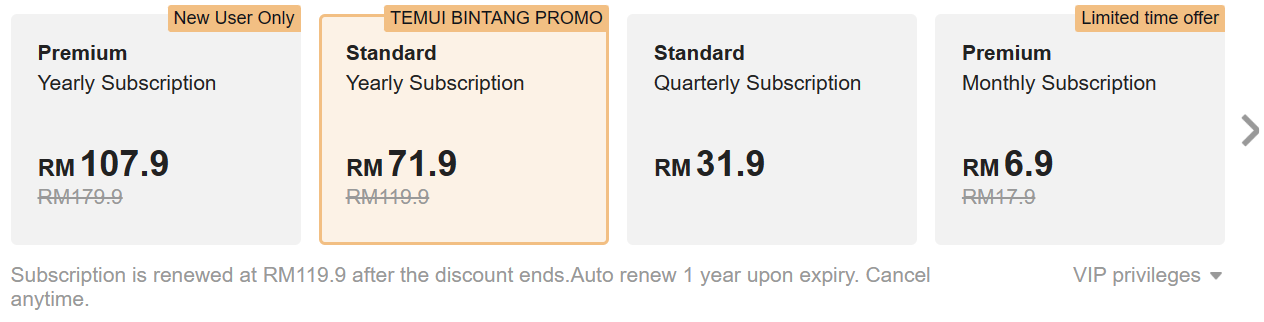 Perbandingan Harga Platform Penstriman Di Malaysia