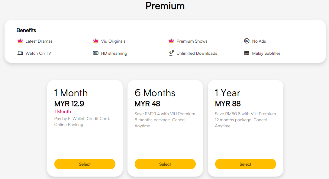 Perbandingan Harga Platform Penstriman Di Malaysia