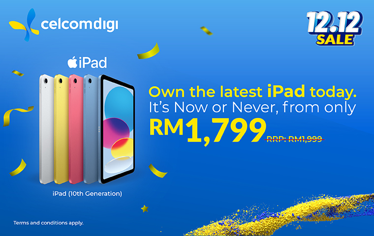 CelcomDigi Tawar 120GB 5G Booster Pada Harga RM8