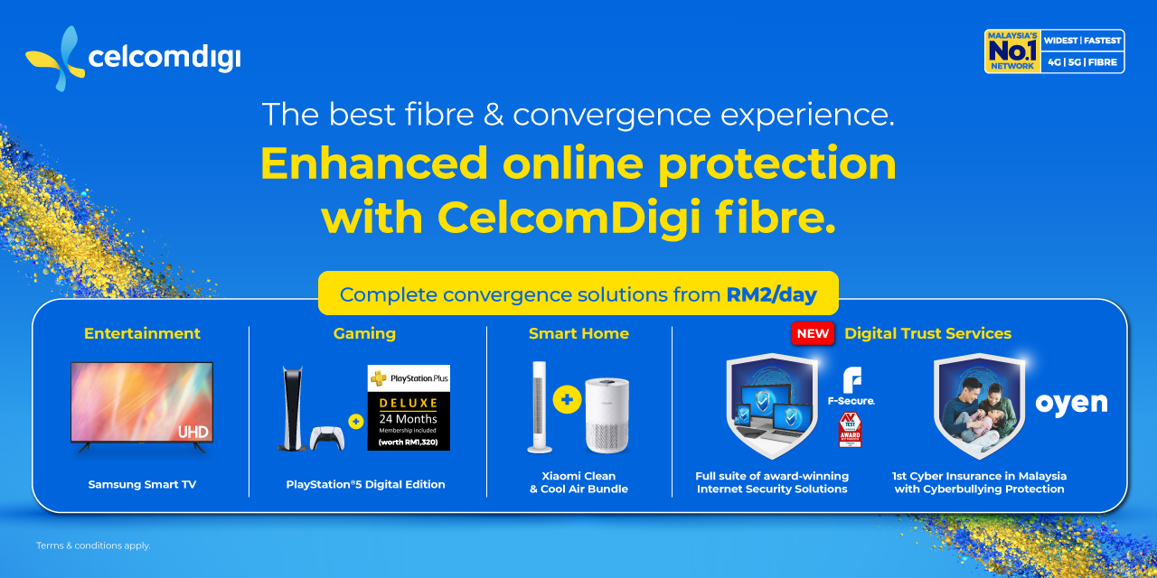 CelcomDigi fiber Dan Oyen Bersama Melindungi Pengguna Dengan Servis ...