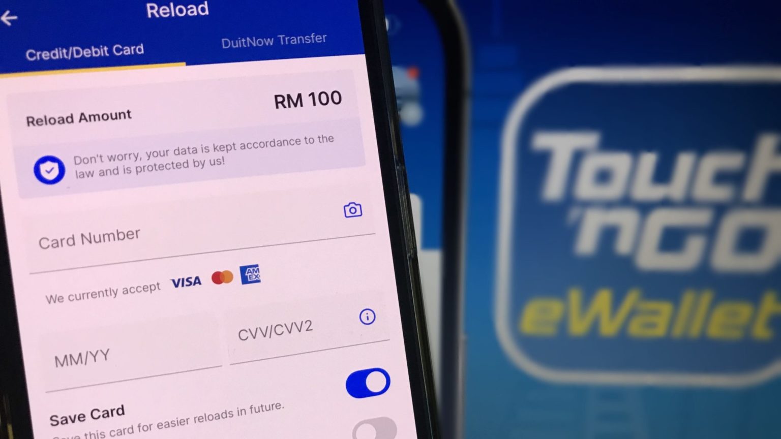 Caj 1% Untuk Semua Tambah Nilai TNG eWallet Melalui Kad Kredit