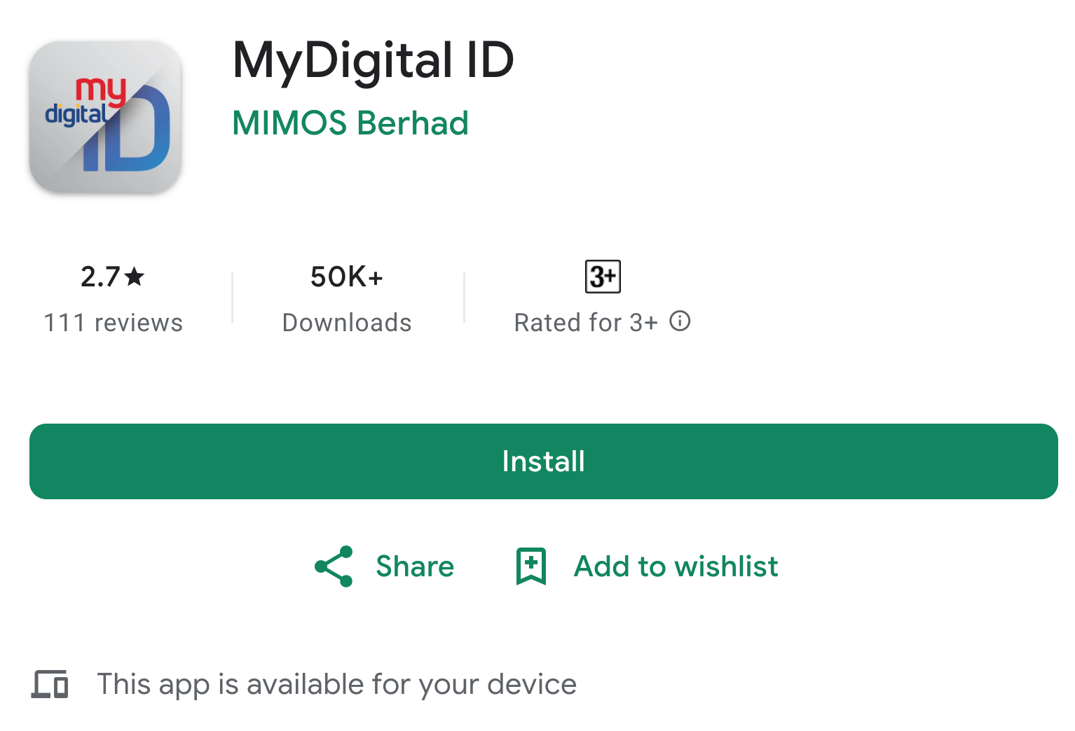 Sebagai Persediaan, Ini Panduan Proses Pendaftaran MyDigital ID