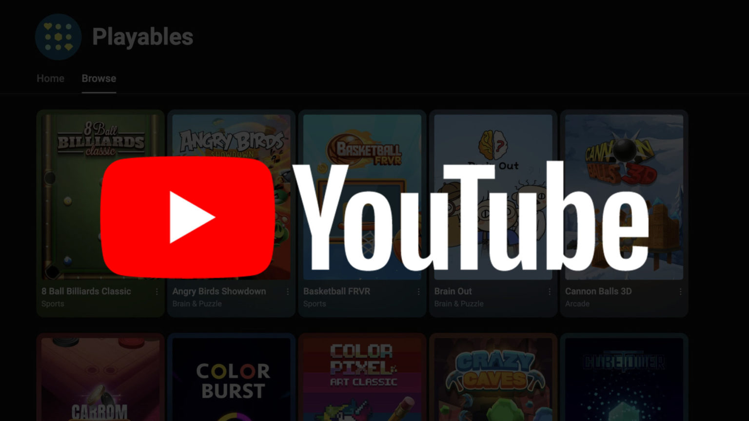 Lebih 75 Permainan Ditawarkan, Playables Kini Tersedia Di YouTube