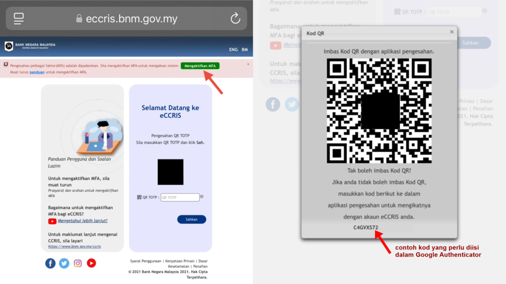 eCCRIS Kini Guna Pengesahan 'QR TOTP', Ini Cara Aktifkan