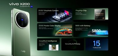 Siri vivo X200 Rasmi Di Malaysia, Harga Bermula RM3,599