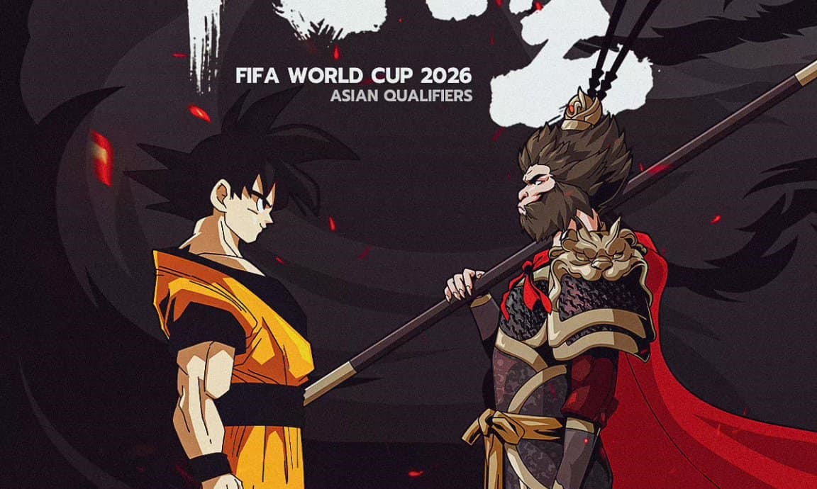 Kelayakan Piala Dunia 2026, China Vs Jepun Tampilkan Poster Epik Goku ...