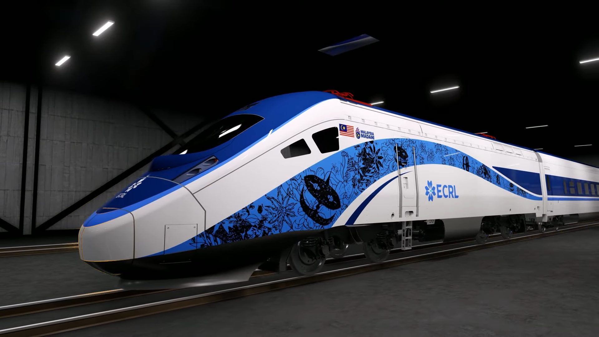 Logo, Reka Bentuk Tren EMU ECRL Dilancarkan