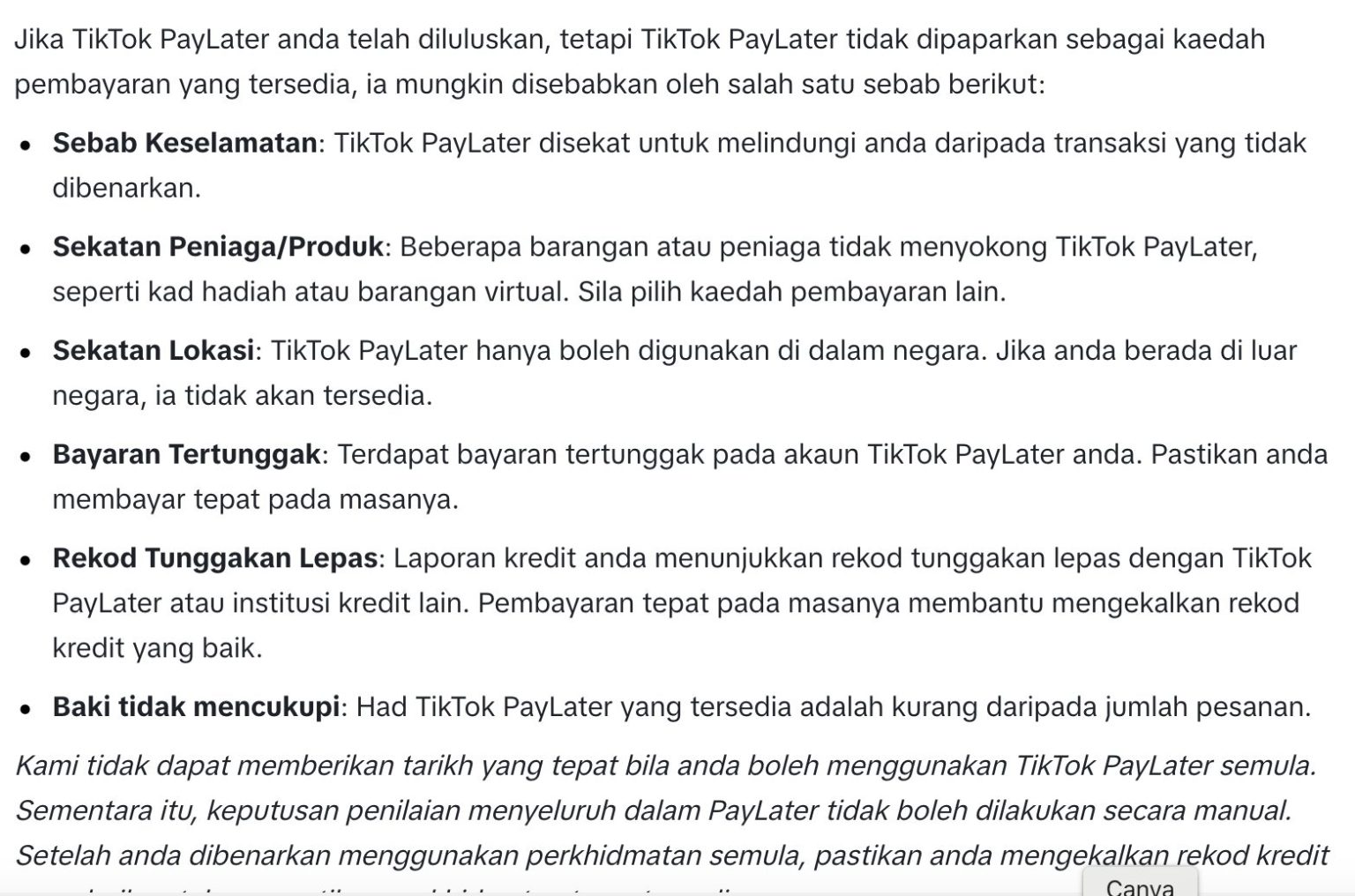 TikTok PayLater Kini Tersedia Di Malaysia, Ini Yang Anda Perlu Tahu ...