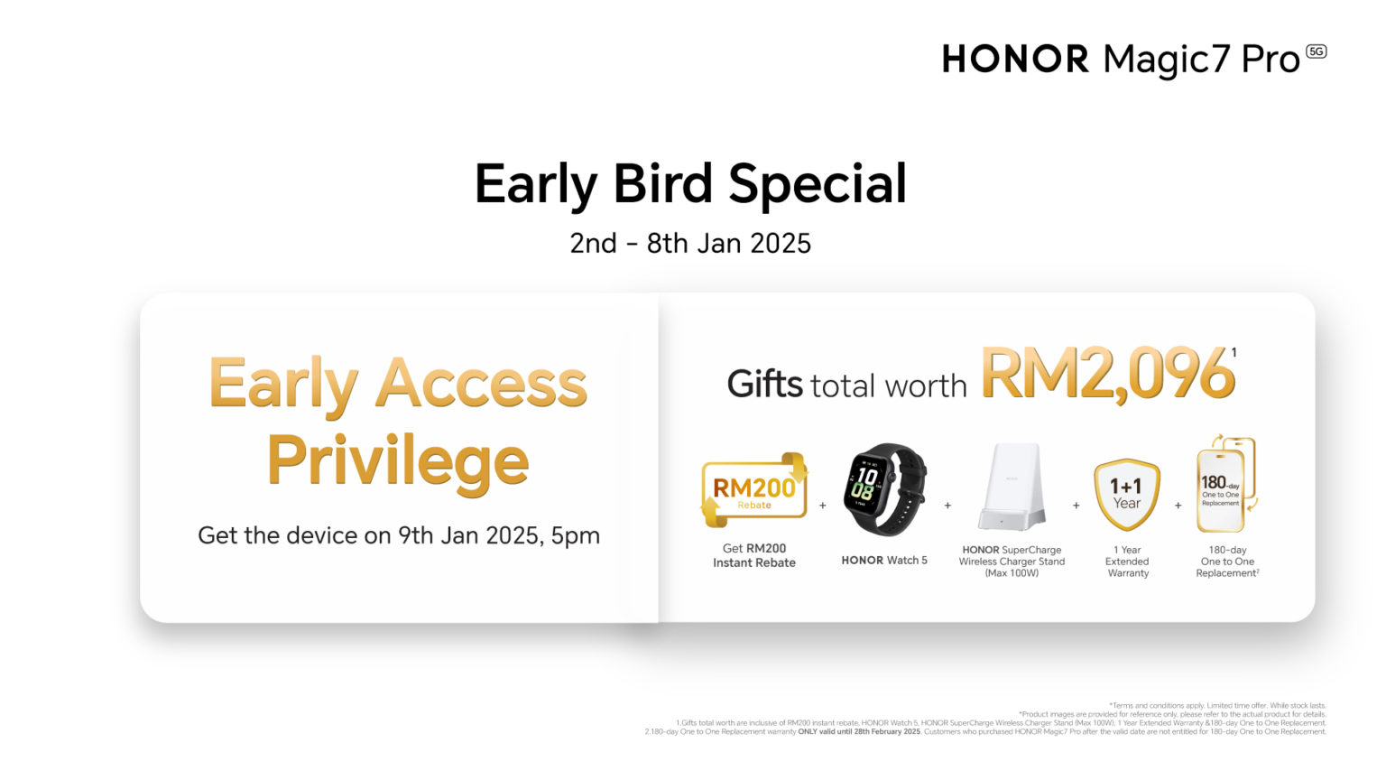 Prapesan HONOR Magic7 Pro Dibuka, Deposit RM200 Dan Dapat Hadiah ...