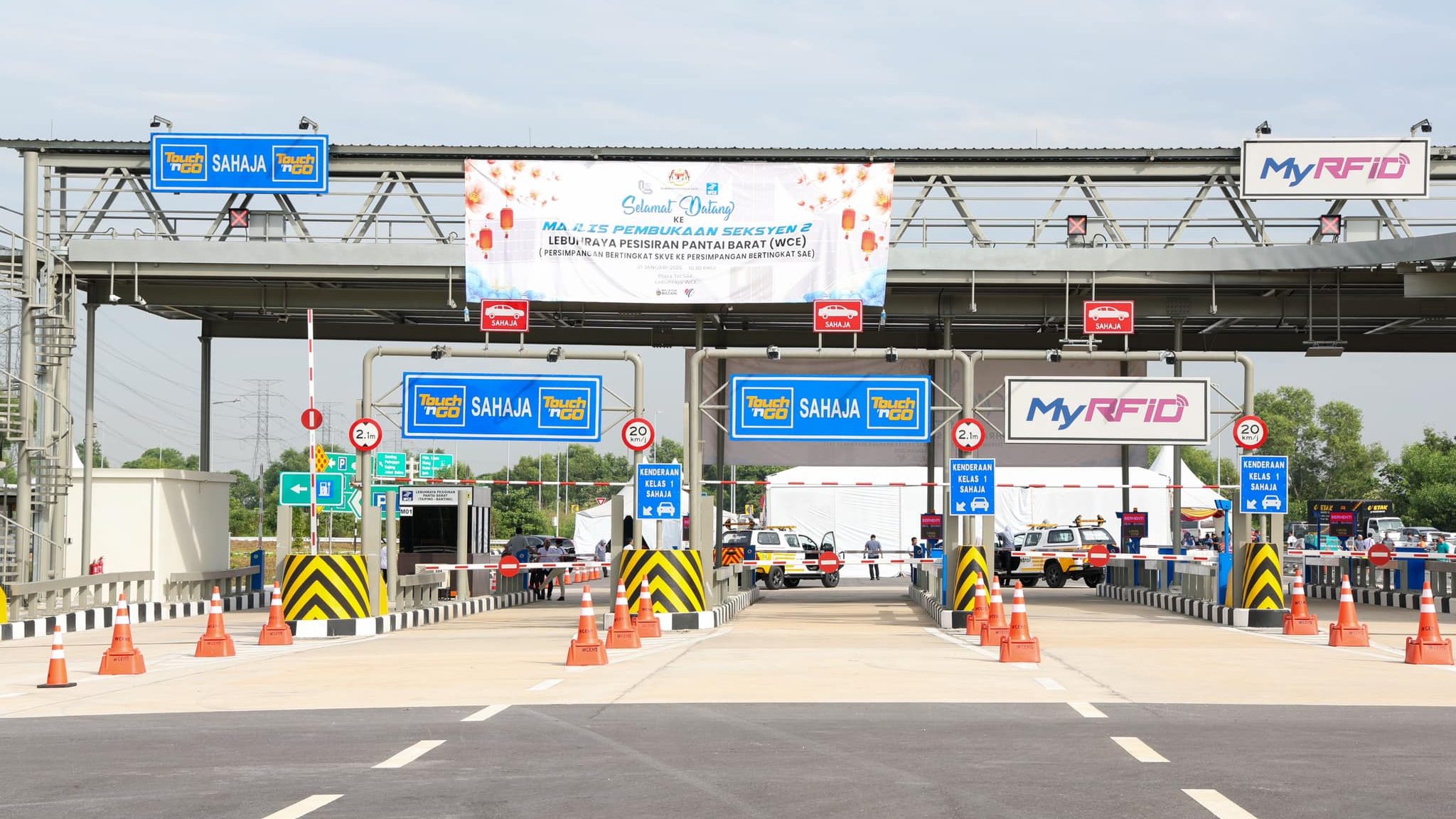 Tol Percuma Sebulan, Seksyen 2 Lebuhraya WCE Dibuka Mulai Tengah Malam Ini