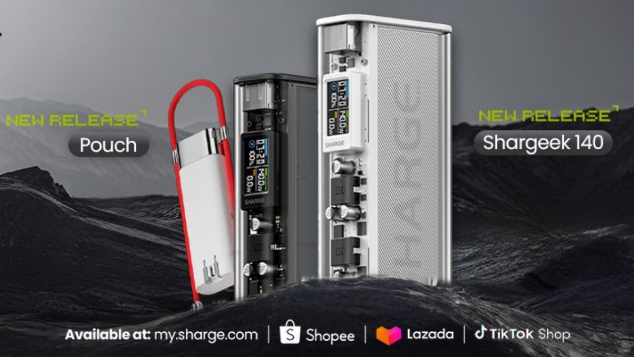 Shargeek 140 Dan SHARGE Pouch Tersedia Di Malaysia, Harga RM899