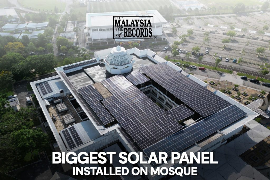 Masjid Raja Haji Fi Sabilillah Cyberjaya Catat Rekod Pemasangan Panel ...