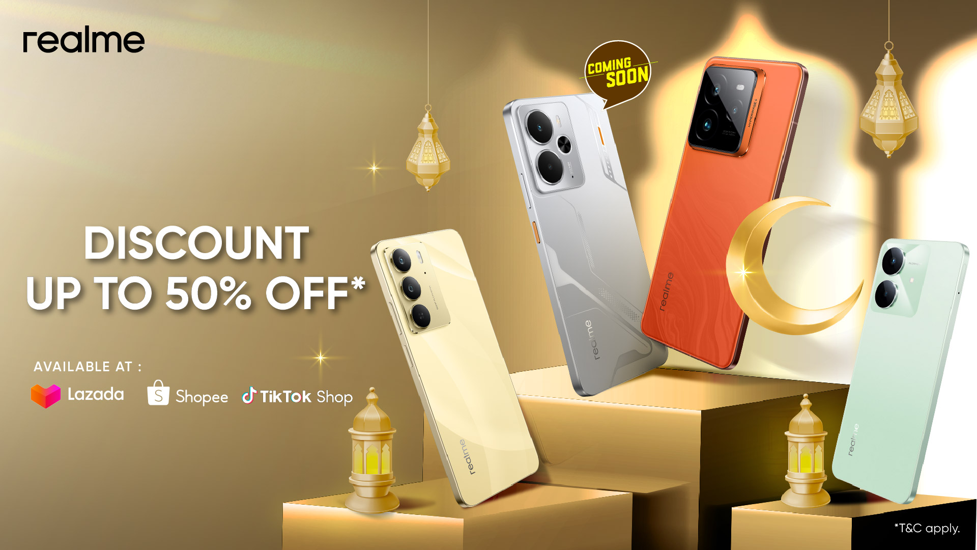 Diskaun Sehingga RM600, Ini Promosi realme Sempena Jualan 4.4