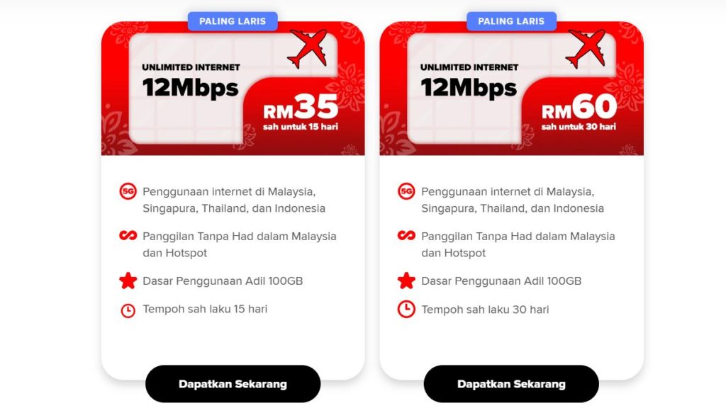 Hotlink Perkenal 'Travel SIM' - Internet 5G Tanpa Had Di 4 Negara, Harga Serendah RM35