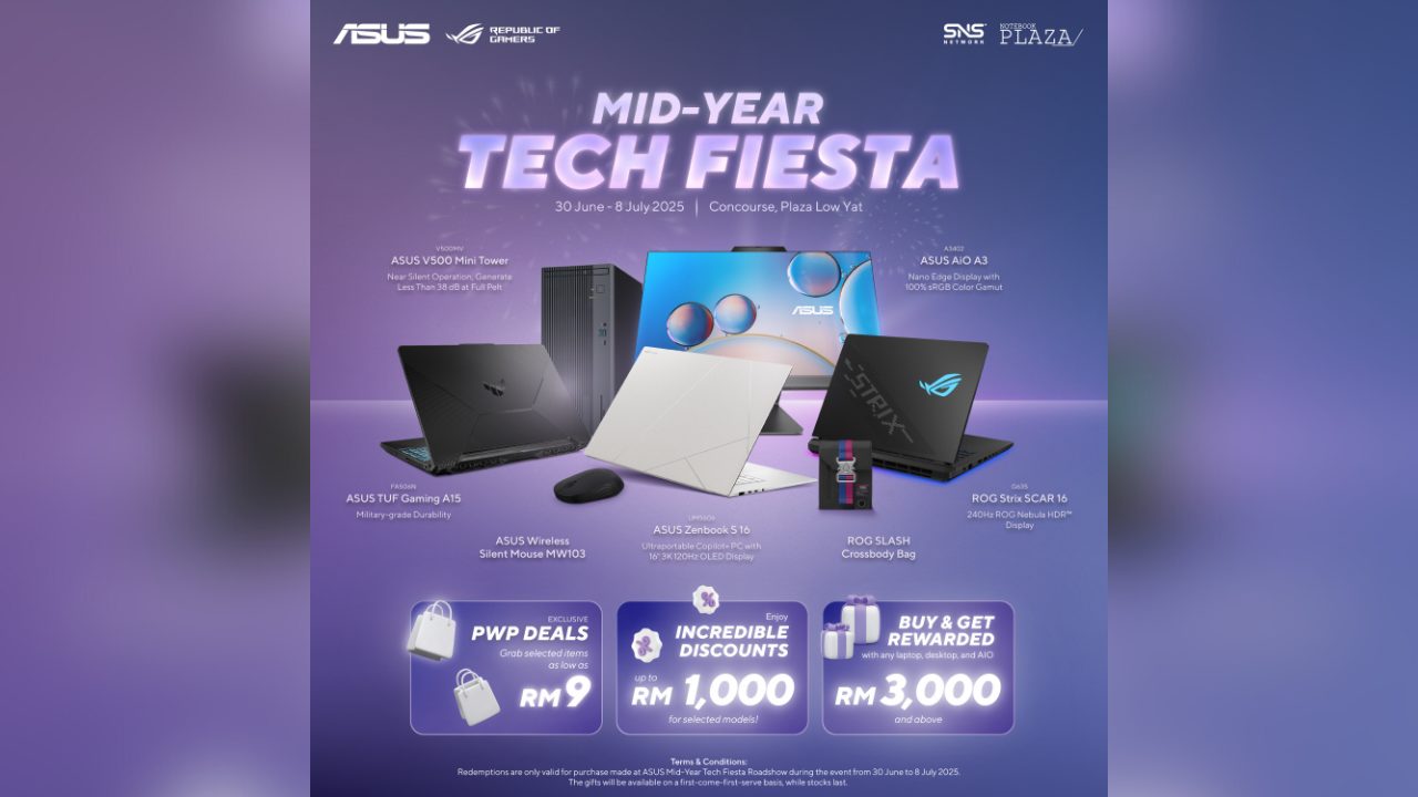 ASUS Tawar Diskaun 'Laptop Gaming' Sampai RM1,000, Tapi Hanya Selama 9 Hari