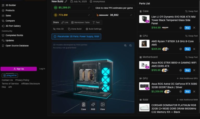 BuildCores Tawar Pengalaman Bina PC Dalam 3D, Percuma Untuk Semua