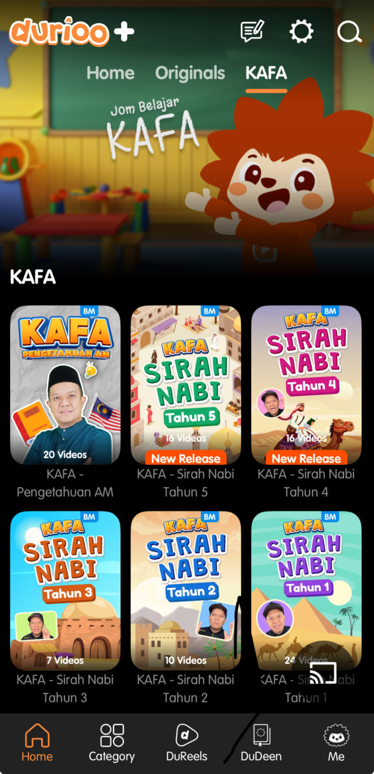 Video Silibus Sirah Nabi KAFA Tersedia Di Durioo+