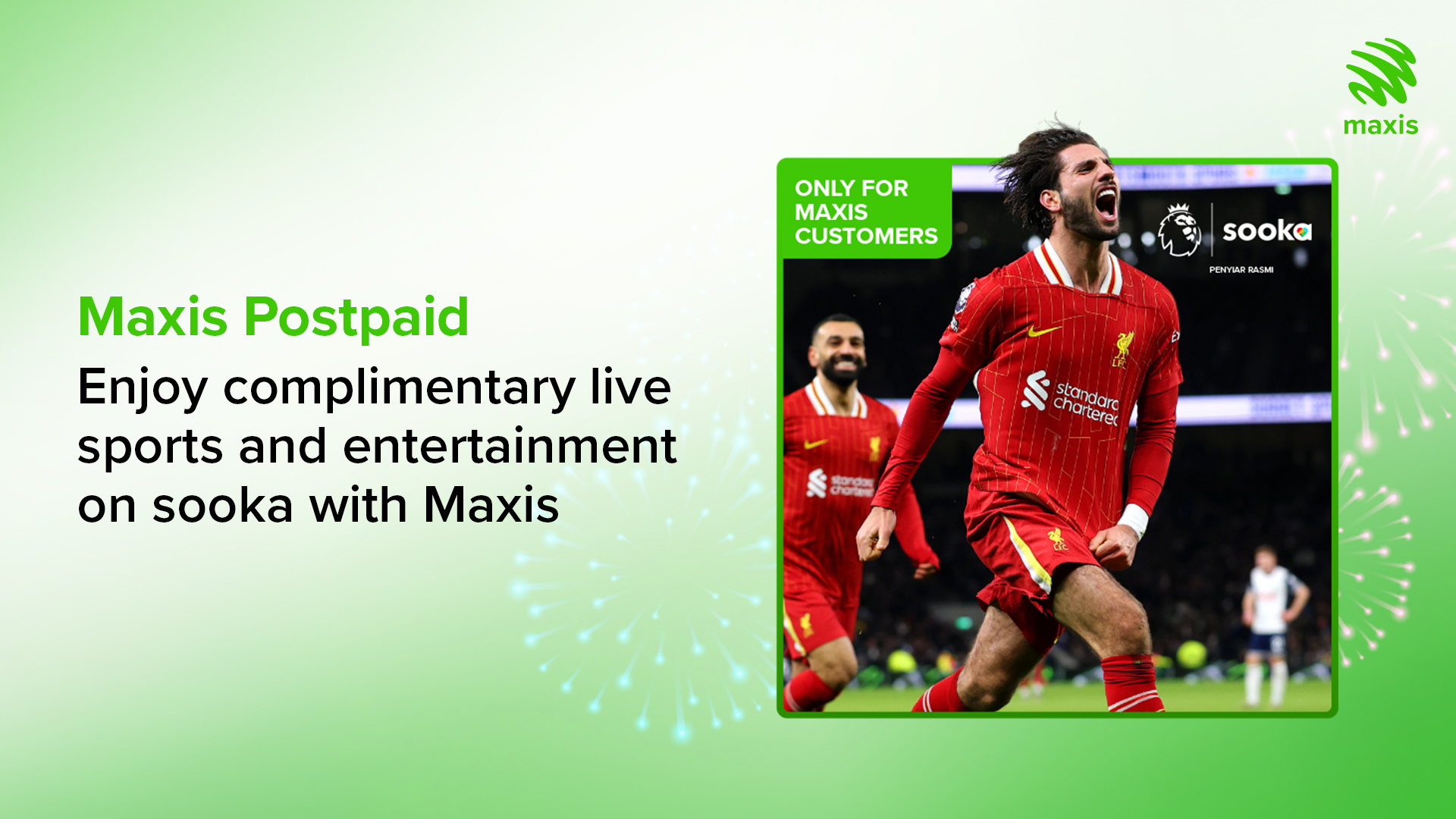 Maxis Tawar 6 Bulan Akses Percuma sooka Premium Untuk Pelanggan Postpaid 139 Ke Atas