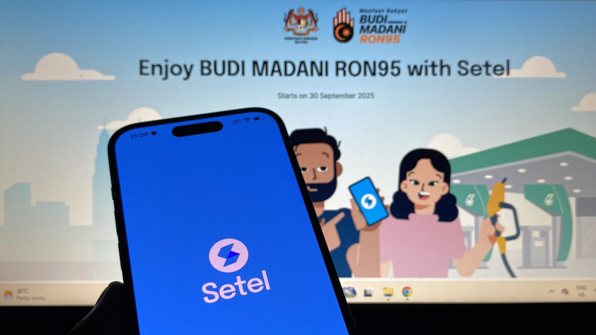 Cara Mudah Isi Petrol BUDI MADANI RON95 Guna Aplikasi Setel