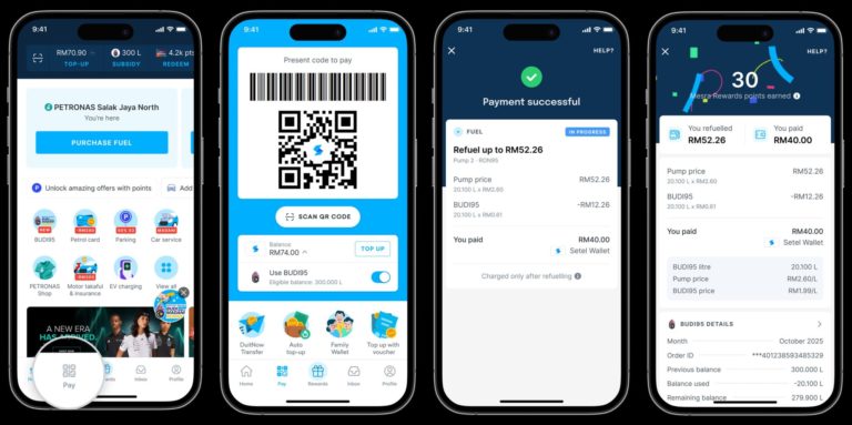Cara Mudah Isi Petrol BUDI MADANI RON95 Guna Aplikasi Setel