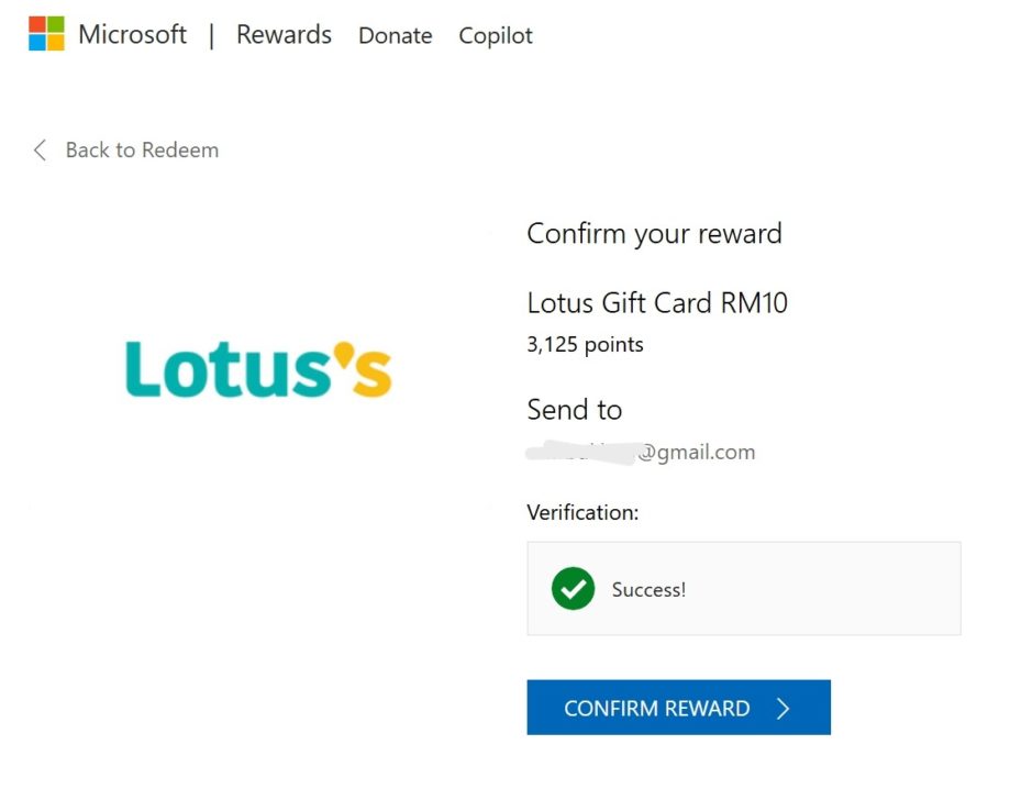 Cara Dapatkan 'Lotus Gift Card' Bernilai RM50 Hanya Guna Pelayar Edge