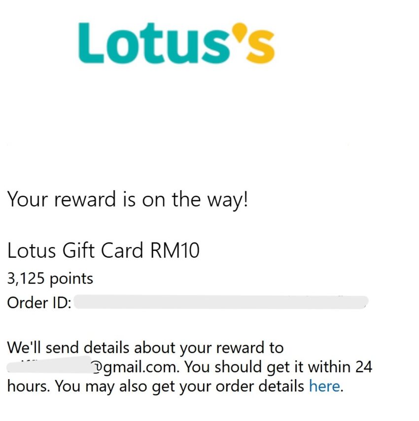 Cara Dapatkan 'Lotus Gift Card' Bernilai RM50 Hanya Guna Pelayar Edge