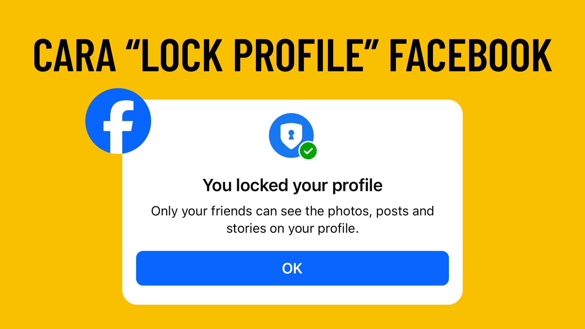 Nak Lebih Privasi di Facebook? Ini Cara "Lock Profile"
