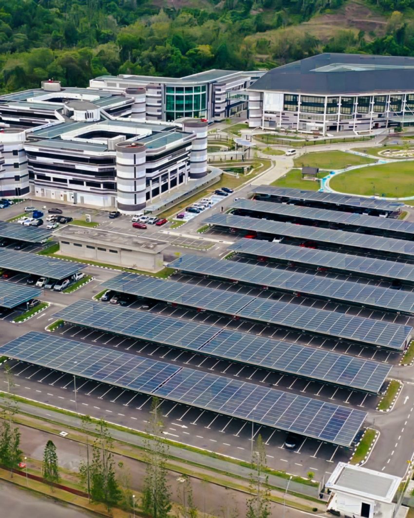 Sistem Solar Parkir Kompleks PETRONAS Kerteh Jana Tenaga Bersih 344.52 kWp