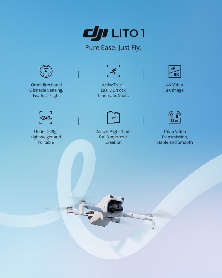 DJI Lito 1, Lito X1 Kini Tersedia Di Malaysia - Harga Bermula RM1,189